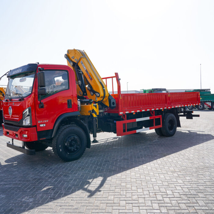 2026 XCMG SQZ200 10 Ton Folded Boom Crane on 2026 Dongfeng 4X2 Truck ...